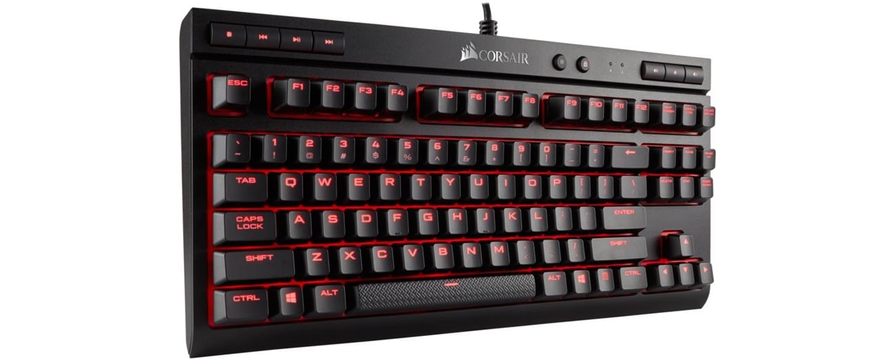 Corsair K63 Compact (Red LED, Cherry MX Red) - Klawiatury przewodowe - Sklep internetowy - al.to